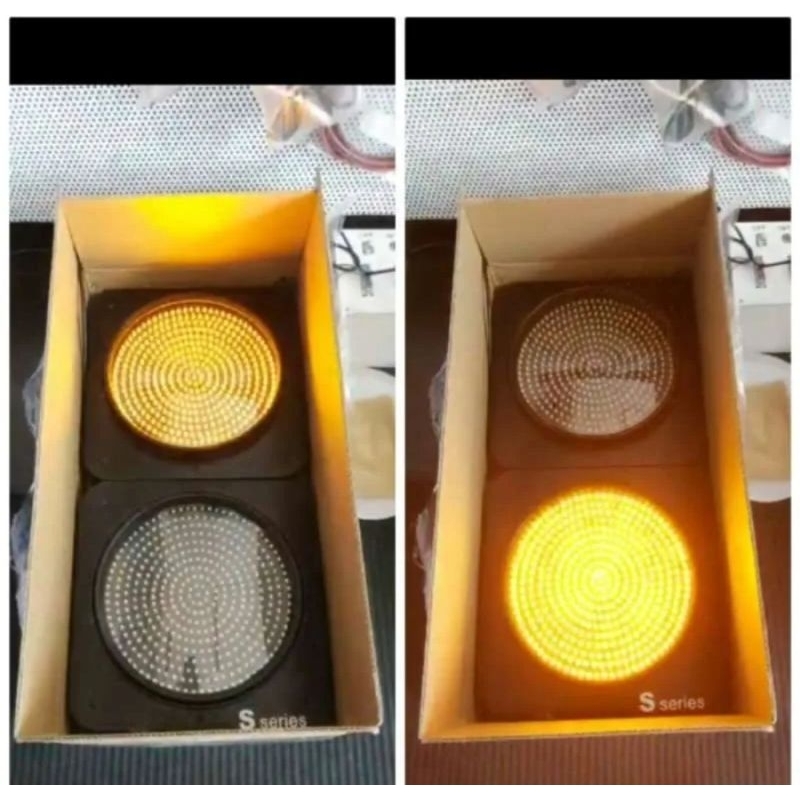 Jual Warning Light 30cm 2mata Kuning kuning Traffic Light Lampu Lalu ...
