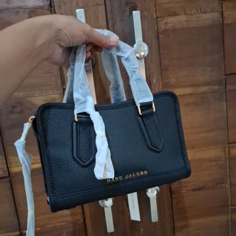 Jual MJ MarcJacobs Drifter Small Leather Black | Shopee Indonesia