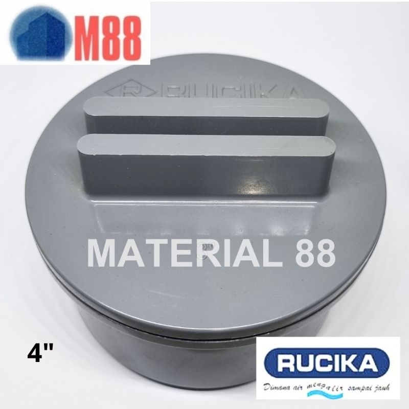 Jual Clean Out 4 inch RUCIKA - CO PVC - Tutup Pipa Got Toilet Kamar ...