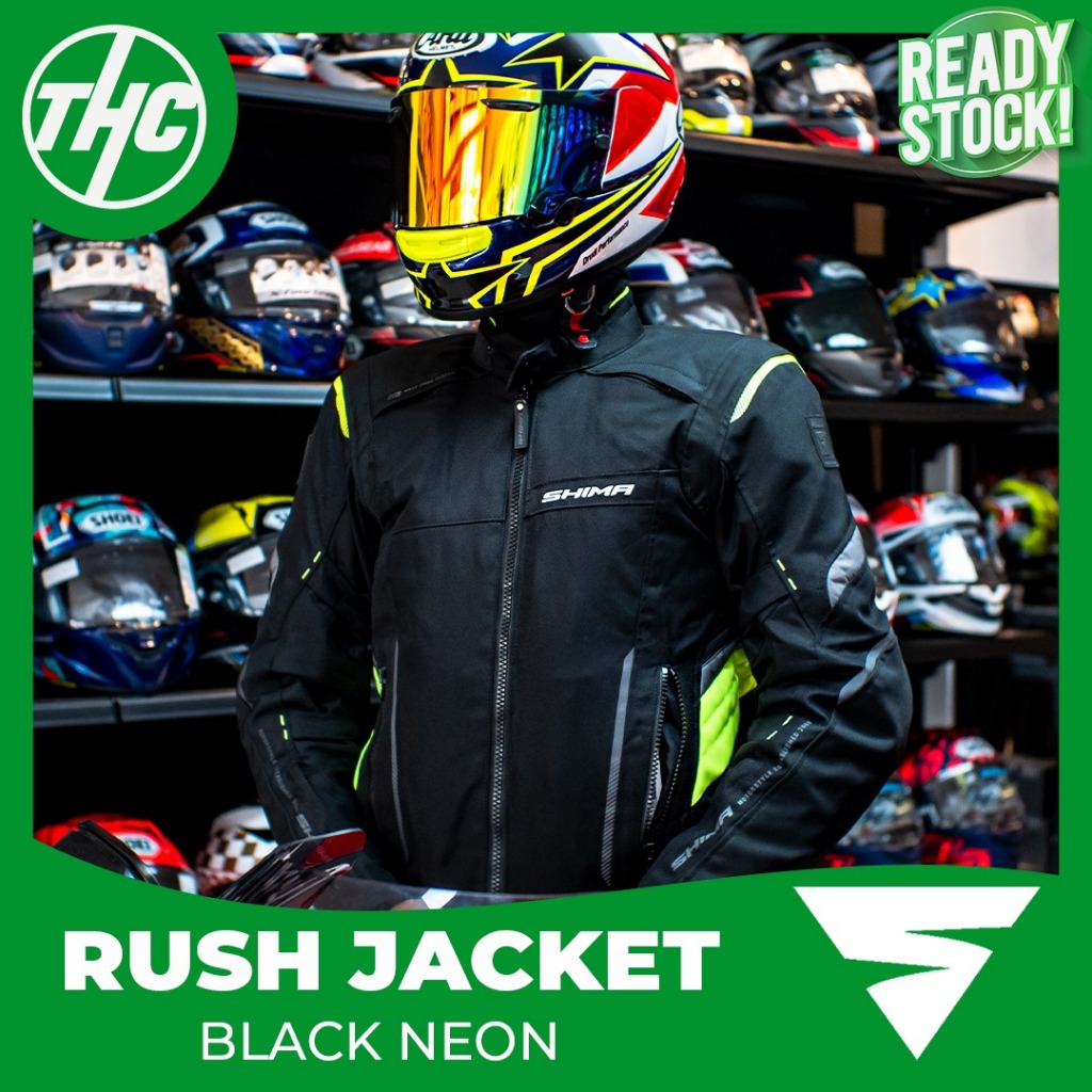 Jual JAKET SHIMA RUSH JACKET RIDING TOURING SAFETY WATERPROOF JACKET ...