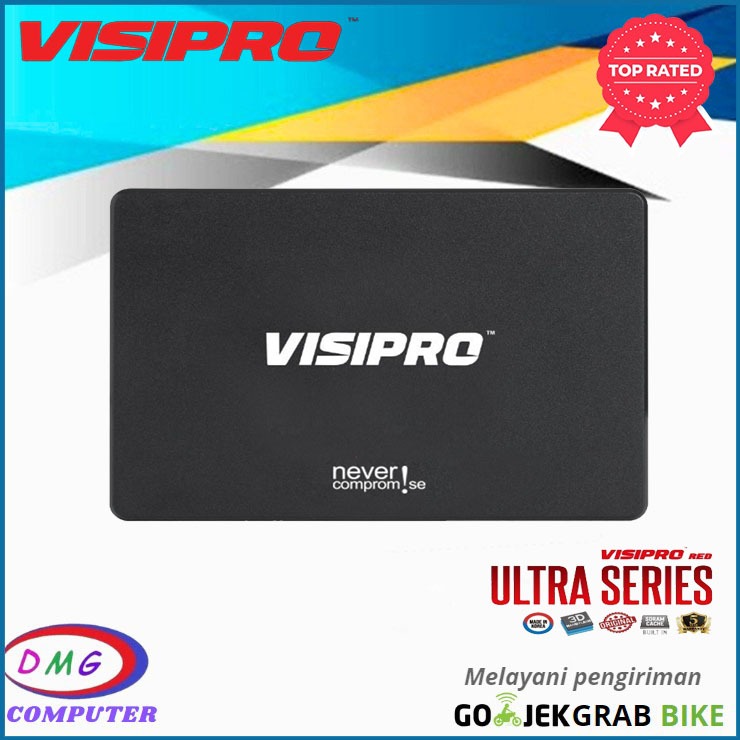 Jual Visipro Red SSD Ultra Series 1TB/128GB Made In Korea - 2.5 inch ...