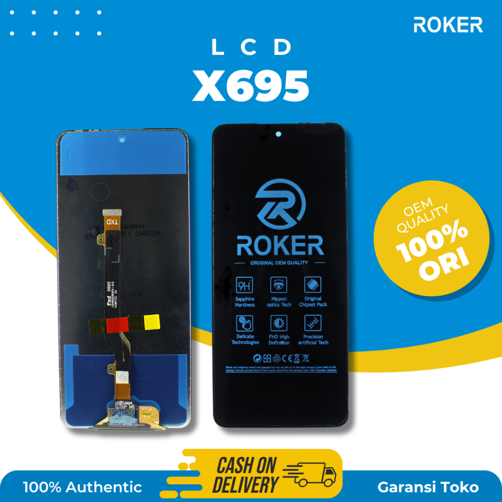 Jual ROKER LCD TOUCHSCREEN INFINIX X695 / NOTE 10 PRO FULLSET BY ROKER ...