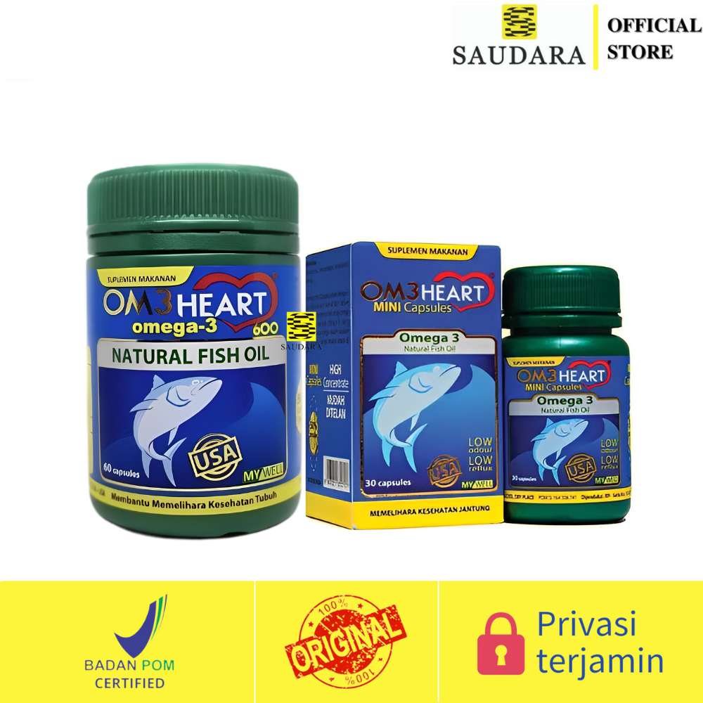 Jual Om3 Heart (30 Kapul) (60 Kapsul) | Shopee Indonesia