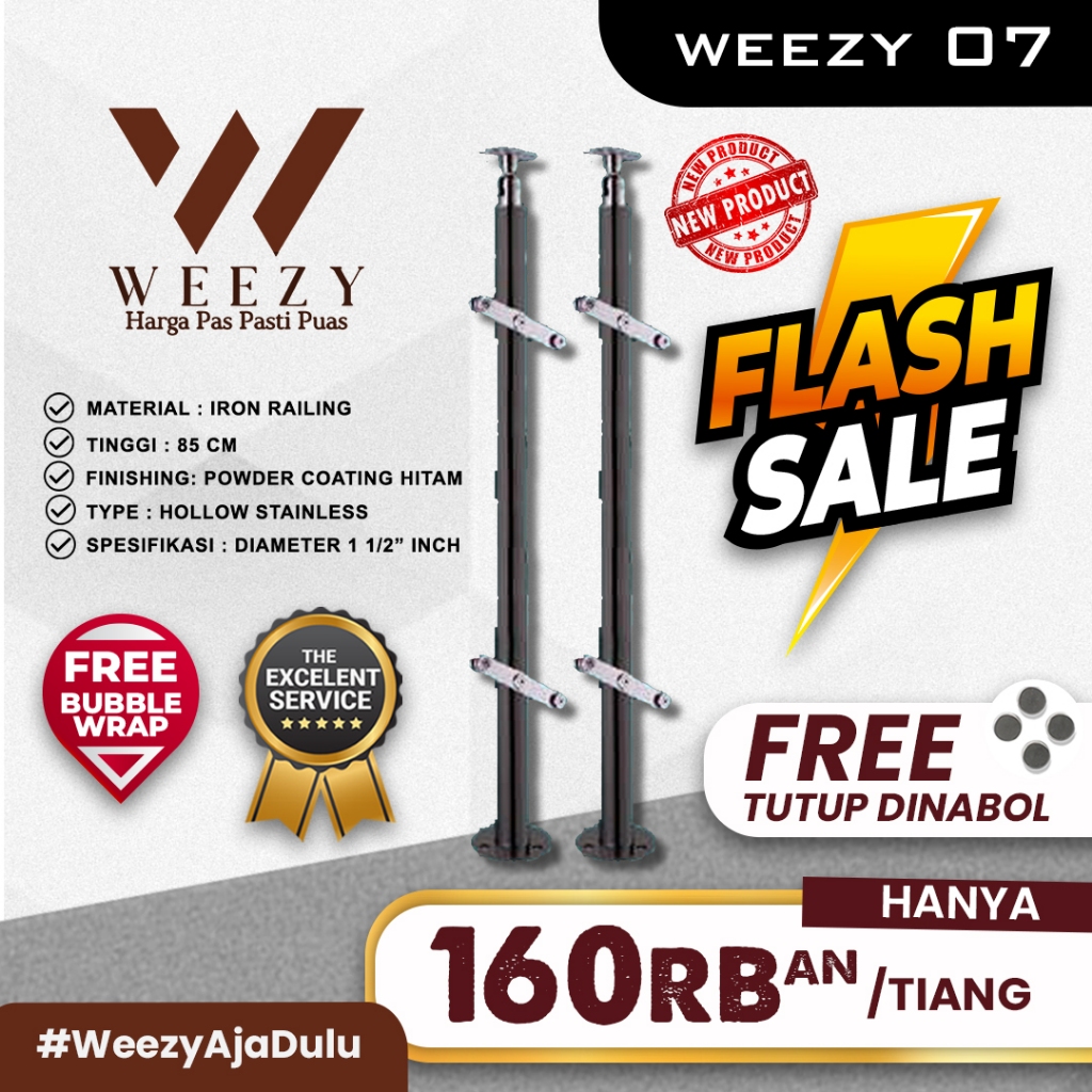 Jual RAILING TANGGA TERMURAH - RAILING KACA [Weezy 07] Railing tangga ...