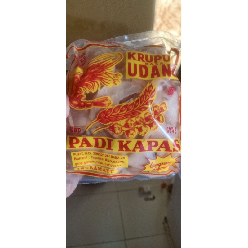 Jual kerupuk udang cap padi kapas 500gram jumbo | Shopee Indonesia