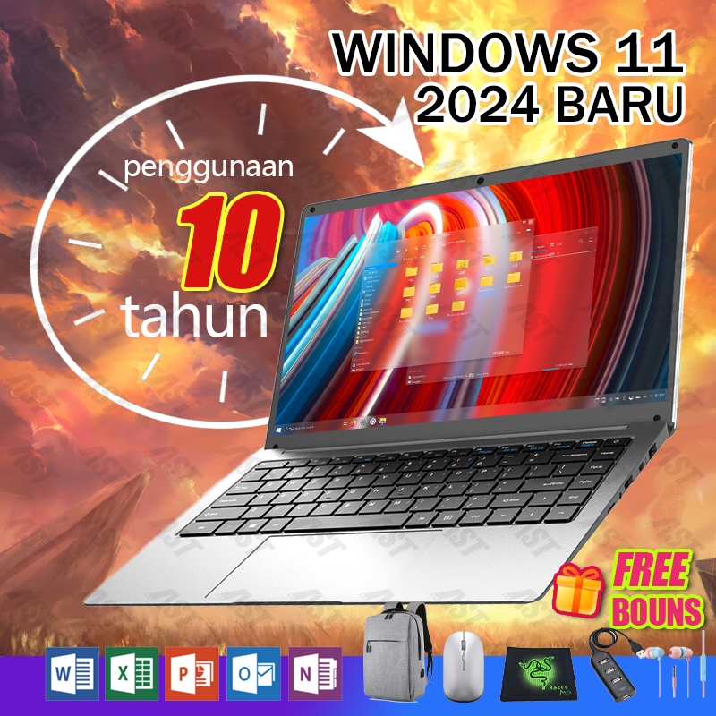 Jual AST laptop 14 inch mini notebook ram8+256gb ssd windows 11 ...
