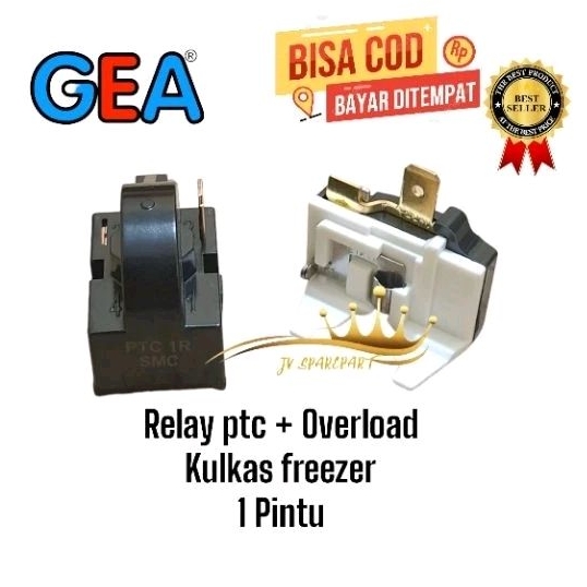Jual [Set Relay] Relay overload Kulkas Freezer Box GEA Pin 1 | Shopee ...