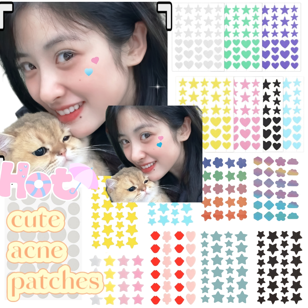 Jual 112pcs Multiple Colors Acne Patch kaki kucing akne tampilan topeng ...