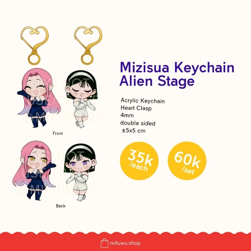 Jual Mizi Sua Alien Stage Keychain | Shopee Indonesia