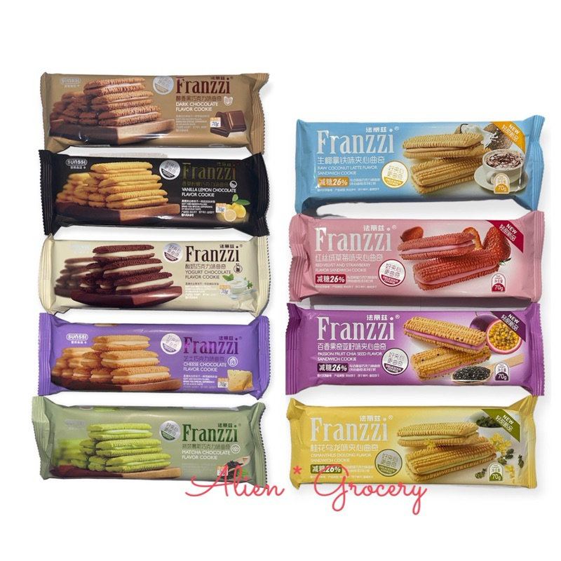 Jual TERMURAH!!! FRANZZI Sunssi Cookies Cookie Biskuit Dark Chocolate ...