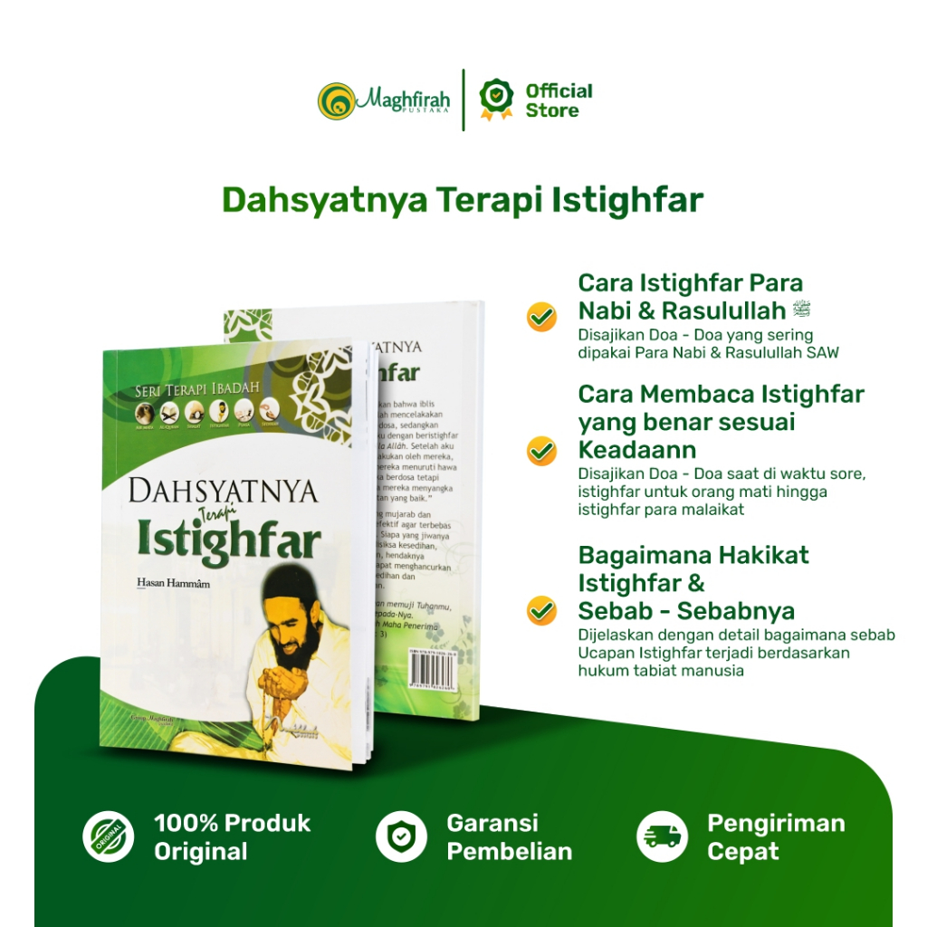 Jual Maghfirah Pustaka Dahsyatnya Terapi Istighfar Buku Doa Doa Tauhid ...