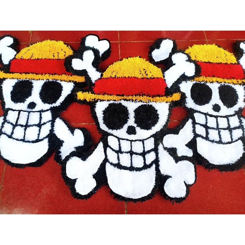 Jual Karpet keset lantai karakter one piece mugiwara no luffy anime ...