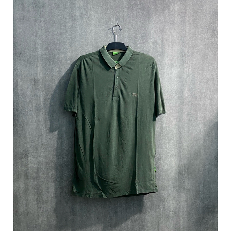 Jual Polo Shirt HUGO BO$ / Kaos Kerah Pria / Size L | Shopee Indonesia