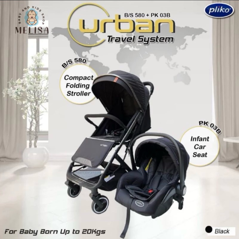 Jual Stroller Pacific K8005 / Pliko Urban / Pliko Fico PK 698 TS + PK ...