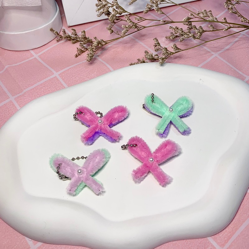 Jual Ribbon Keychain (Pipe Cleaner Keychain) | Shopee Indonesia