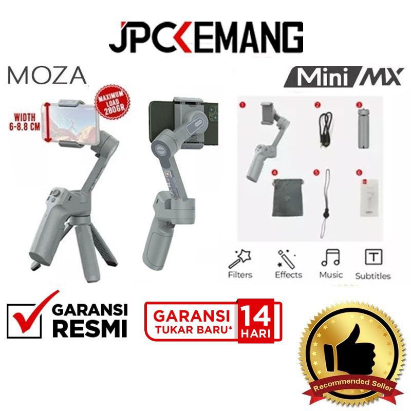 Jual Moza Mini MX 3-Akis Smartphone Gimbal Stabilizer Mini MX | Shopee ...