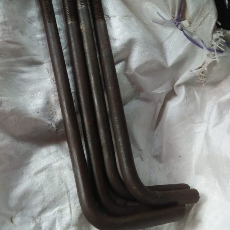 Jual jm baut angkur L m19 x 5mm x 1mm atau anchorbolt L 34x5x1cm plus ...