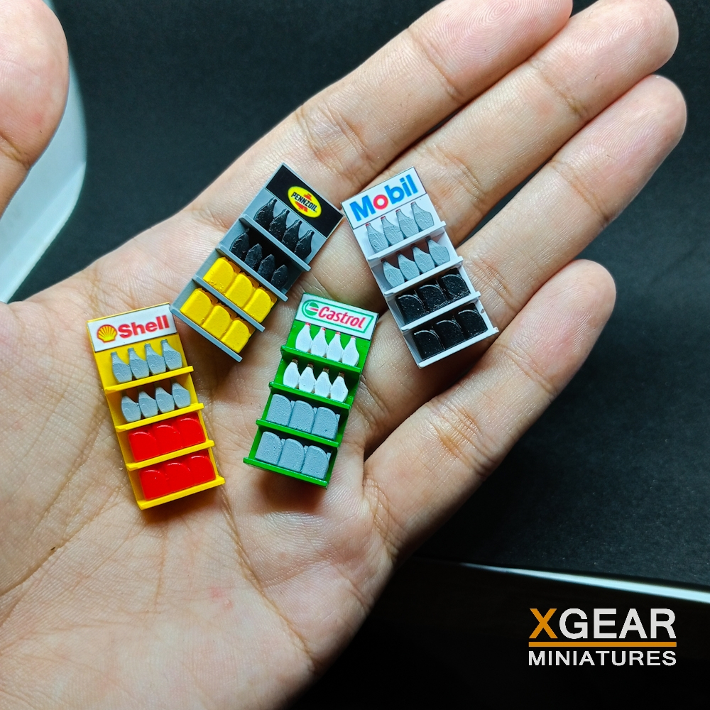 Jual DIORAMA MINIATURE RAK OLI HOTWHEELS 1/64 XGEAR MINIATURE | Shopee ...