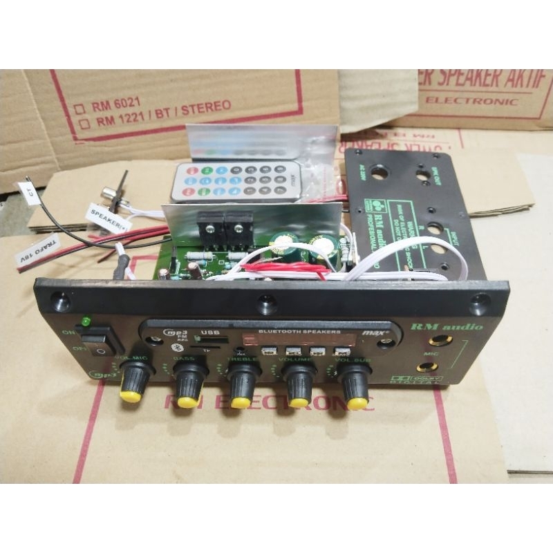 Jual KIT POWER SPEAKER AKTIF MP3 BLUETOOTH | Shopee Indonesia