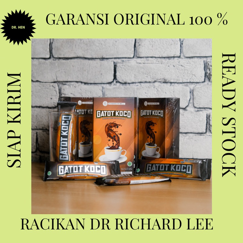 Jual dR Hen - Kopi Gatot Koco by dr Richard Lee 100 % original | Bergaransi | Kopi Gatot koco ...