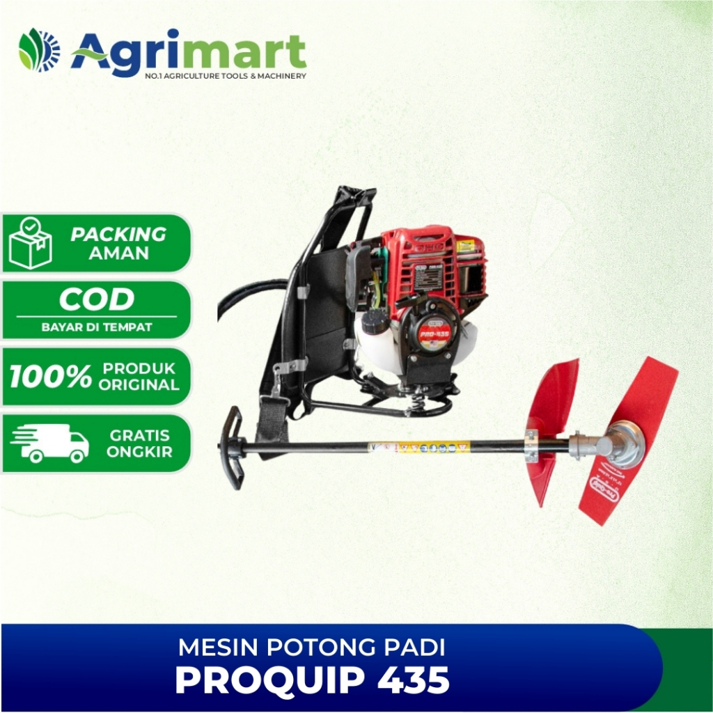 Jual Mesin Pemotong Padi Proquip Reaper 435 4 Tak Alat Panen Padi ...