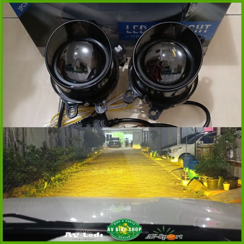 Jual Lampo Fog Lamp Biled Foglamp Projector 3 inch | Shopee Indonesia