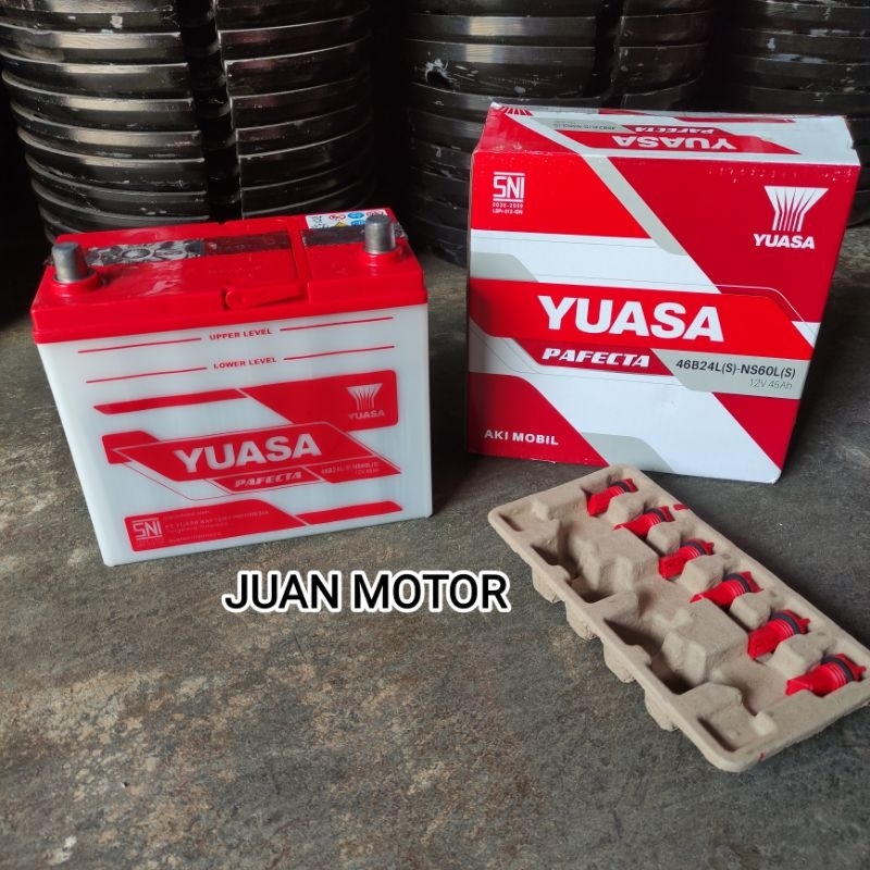 Jual AKI YUASA NS60LS 45 AMPERE (INOVA BENSIN/VIOS/YARIS DLL) | Shopee Indonesia