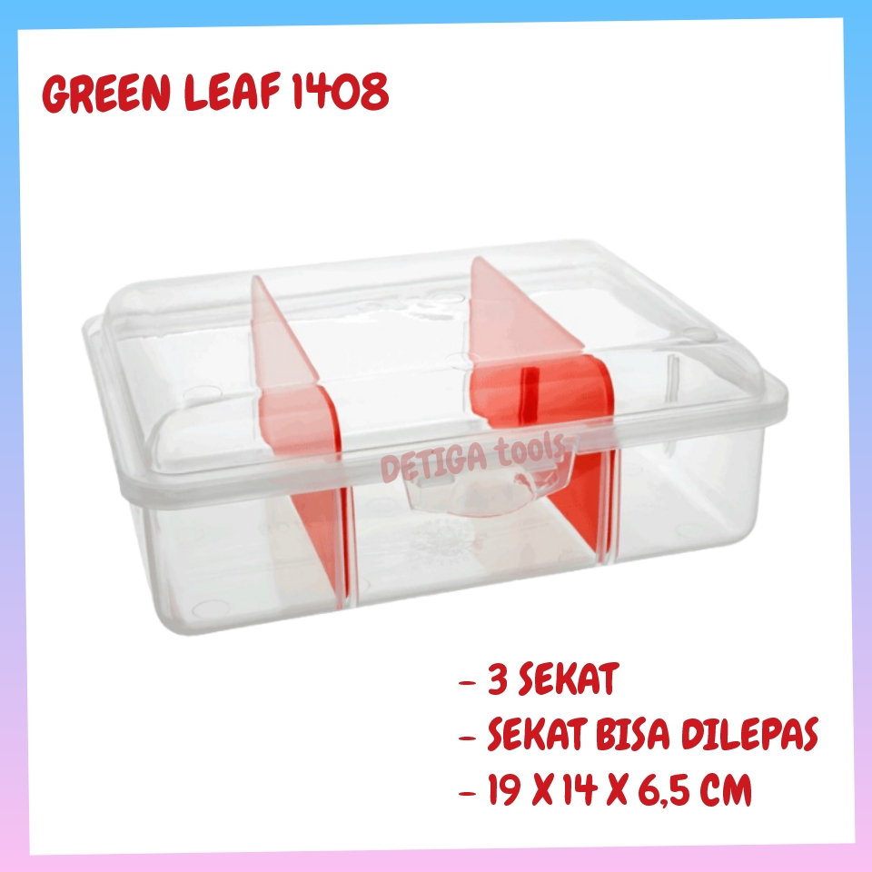 Jual GREEN LEAF 1408 Kotak Perkakas Serbaguna 3 SEKAT BISA DILEPAS ...