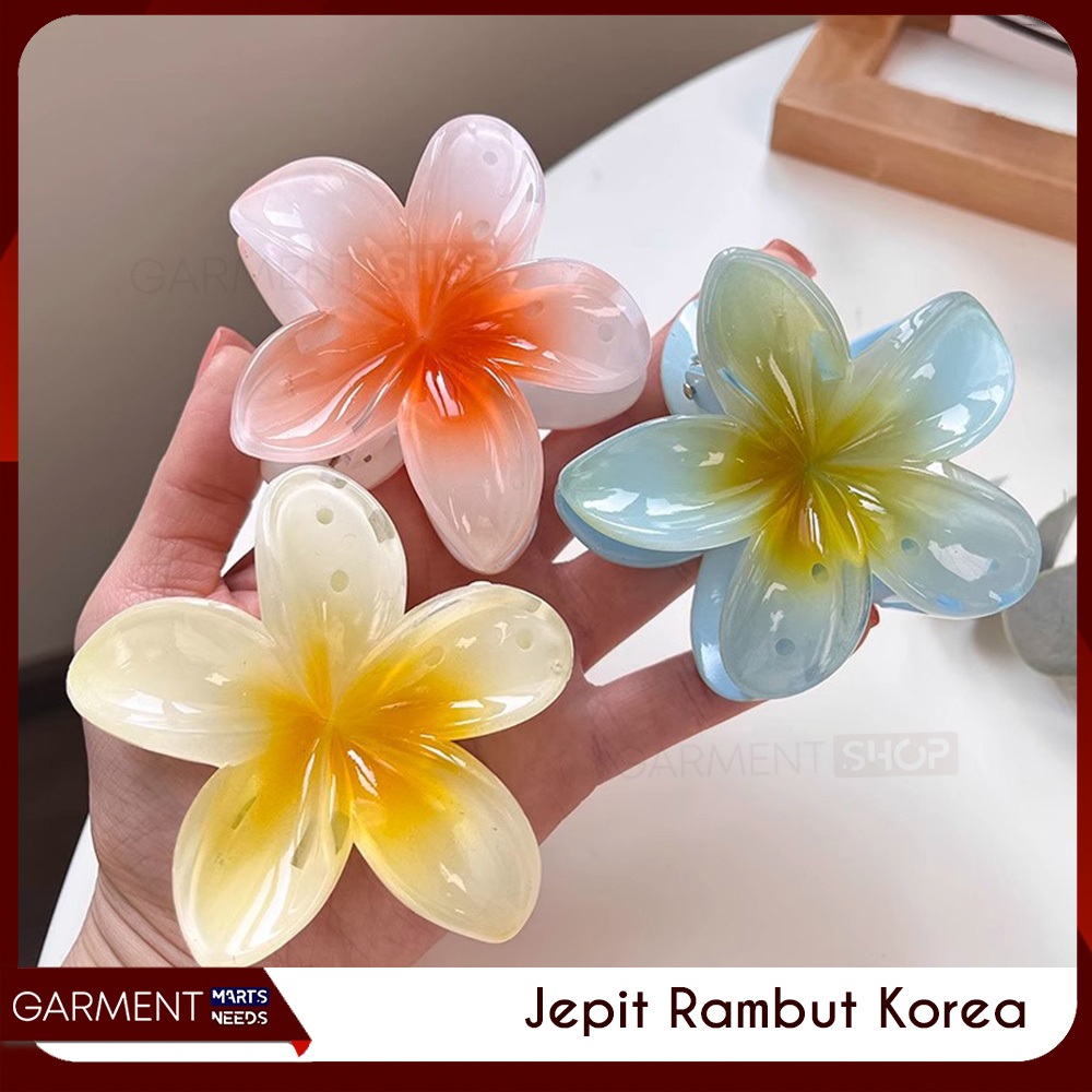 Jual JPITBUNG - Jepit Rambut Fashion Summer Bunga Tropical Balinese ...