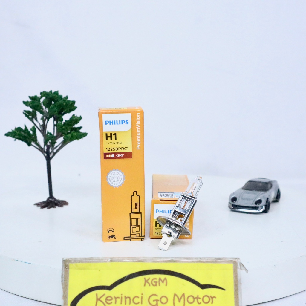 Jual Philips H1 12 Volt 55 Watt 12258PRC1 Bohlam Halogen Mobil Motor ...