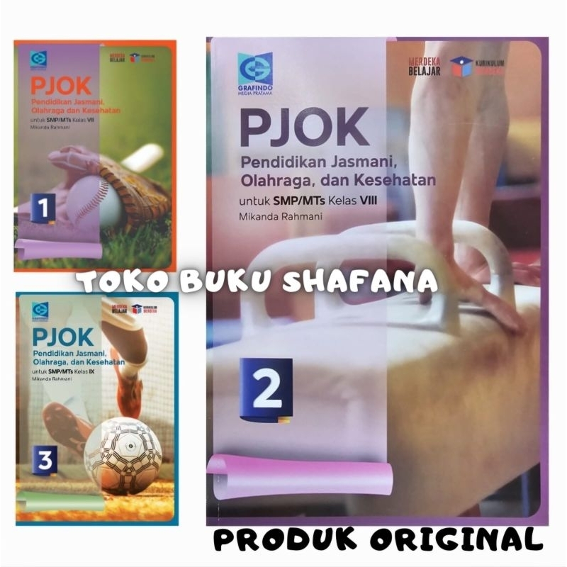 Jual Buku PJOK SMP Kelas 7 8 9 / 1 2 3 Grafindo Kurikulum Merdeka Original - Penjasorkes ...