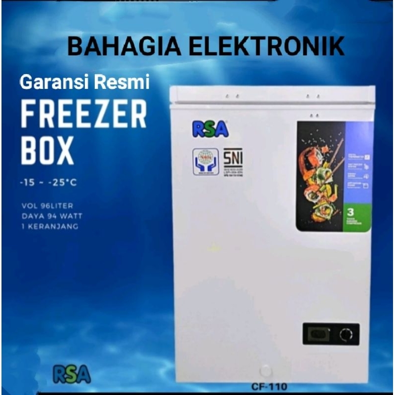 Jual RSA CF-110 CHEST FREEZER | GARANSI RESMI | Shopee Indonesia