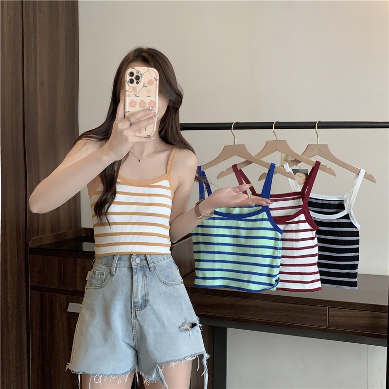 Jual VO-BJ1326 TANK TOP WANITA SINGLET WANITA MODEL KEKINIAN TANK TOP ...