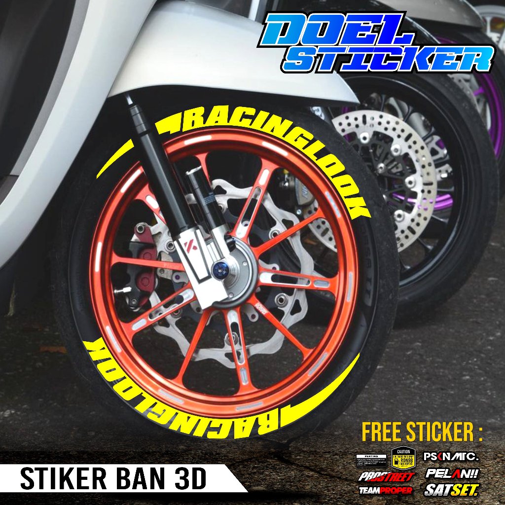 Jual Sticker Ban / Font Ban / Tire Bomb / 3D stiker ban Racing Look ...