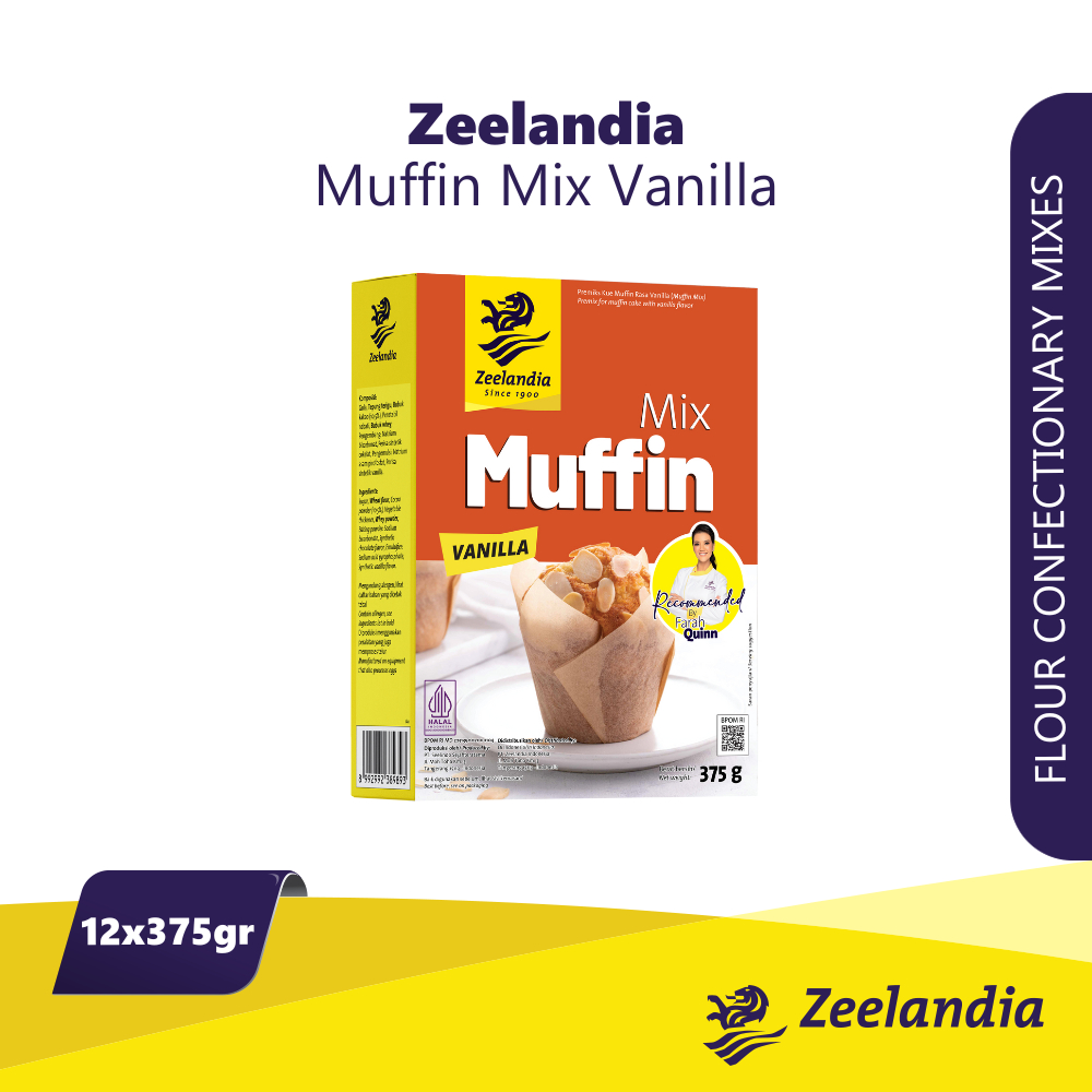 Jual ZEELANDIA MUFFIN MIX VANILLA 375 G | Shopee Indonesia