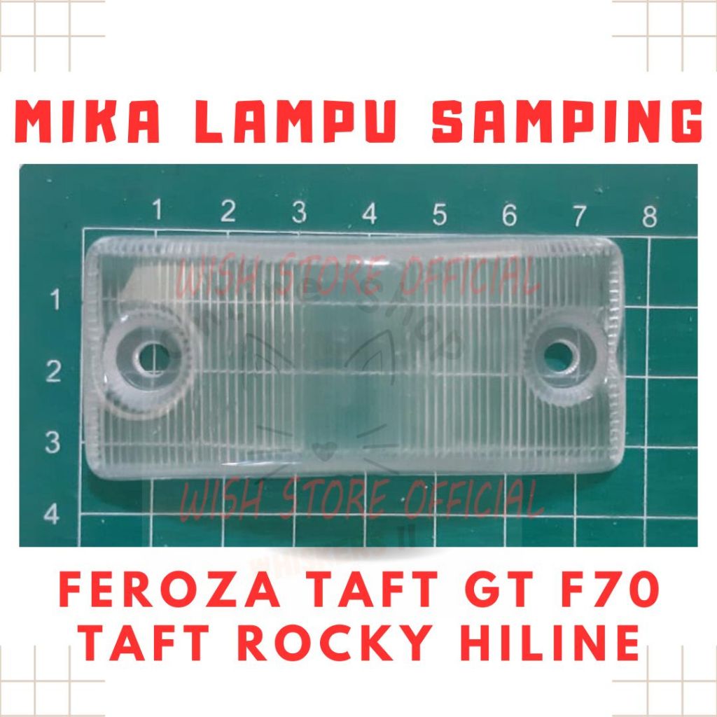 Jual Mika Kaca Lampu Samping Fender Sen Sein Side Lamp Rating Feroza ...