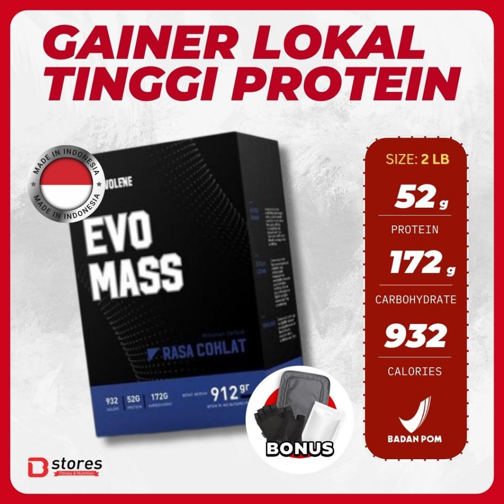 Jual Evolene Evo Mass Gainer 2lbs Bstores | Shopee Indonesia