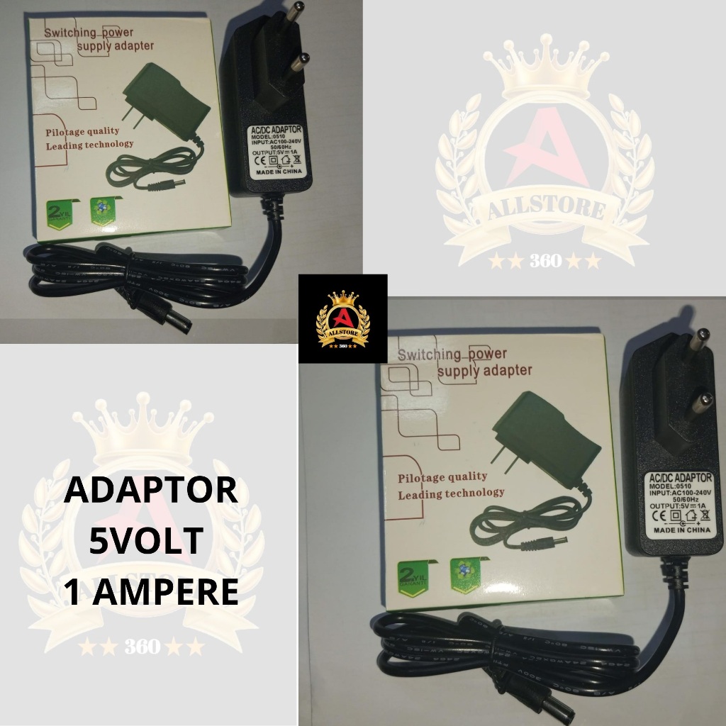 Jual ADAPTOR 5VOLT 1 AMPERE / ADAPTOR UNTUK POWER TAMBAHAN USB HUB 5 VOLT - 1 AMPERE 5V-1A ...