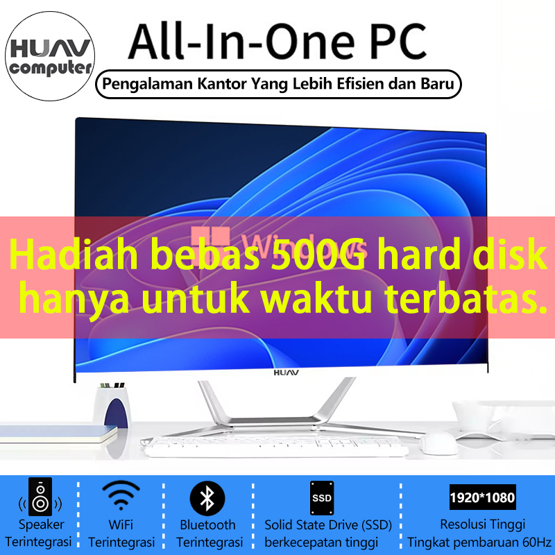 Jual Huav Baru komputer PC gaming, pc all-in-one, Prosesor Core i3 8100 ...