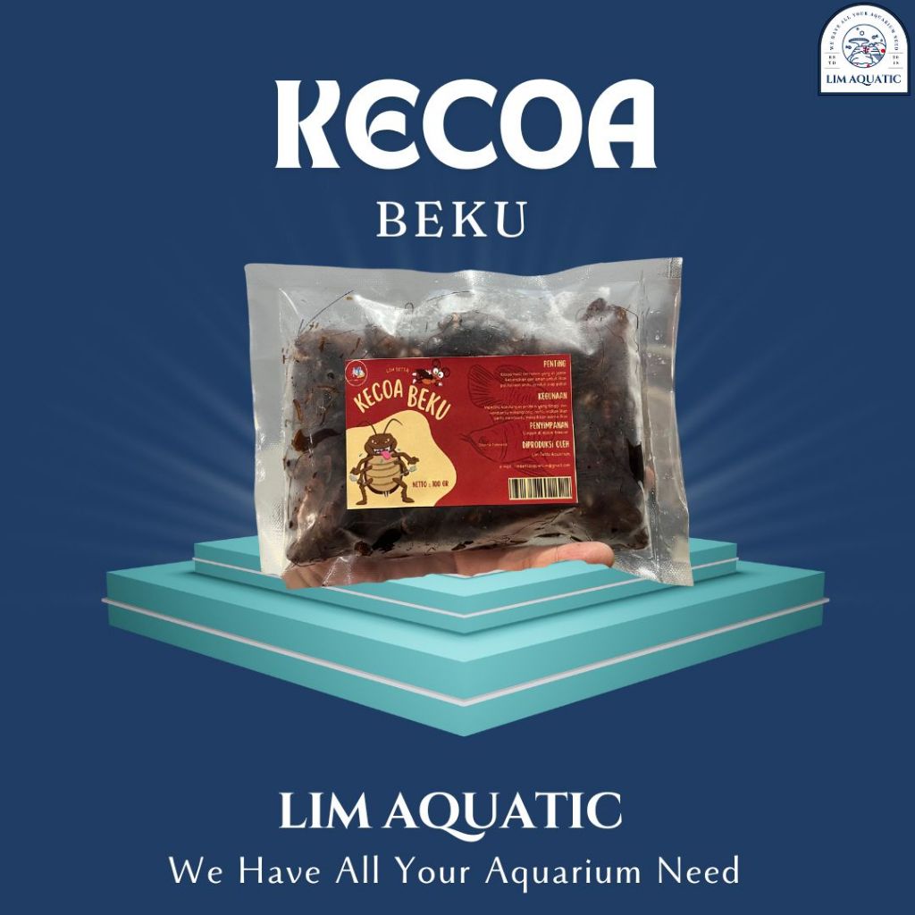 Jual KECOA BEKU 100 GRAM / KECOA PAKAN ARWANA / KECOA | Shopee Indonesia