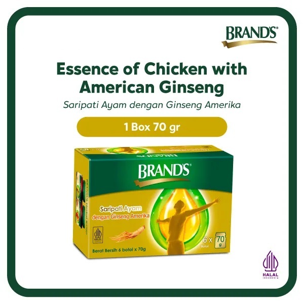 Jual BRAND'S Saripati Ayam Ginseng Amerika 70g ( 6 Botol ) BRANDS ...