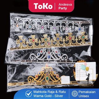 Jual mahkota ultah raja ratu / mahkota raja & ratu / chrown king ...