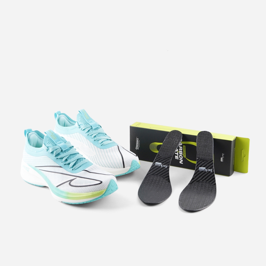 Jual Jackson Active Sepatu Lari Cloud FWD Sky Blue + Carbon Plate ...