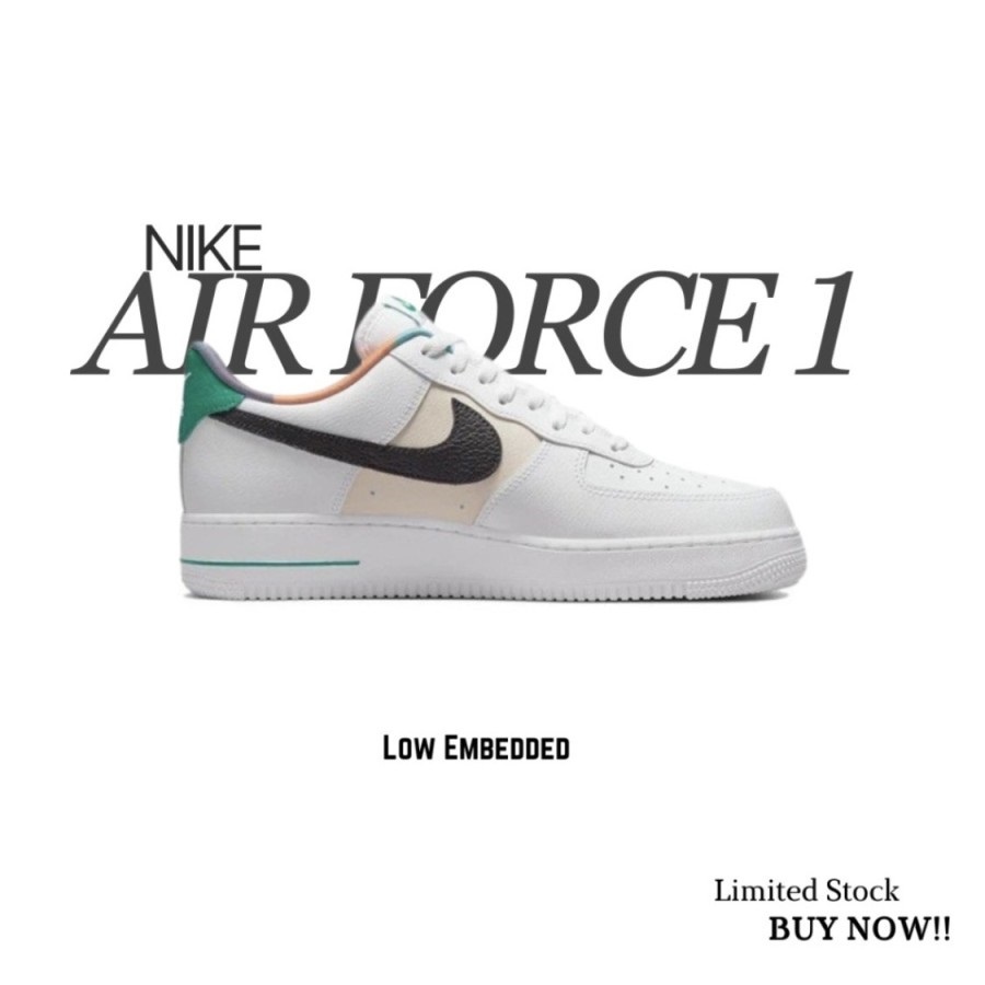 Jual Sepatu Nike Air Force 1 Low Embedded BNIB 100% Authentic | Shopee ...