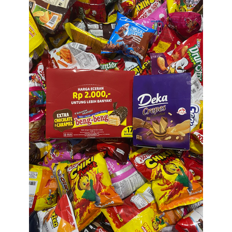 Jual PAKET SNACK SEROK SEROK(1 KALI SEROK + 1 BOX BENG BENG + 1 ...