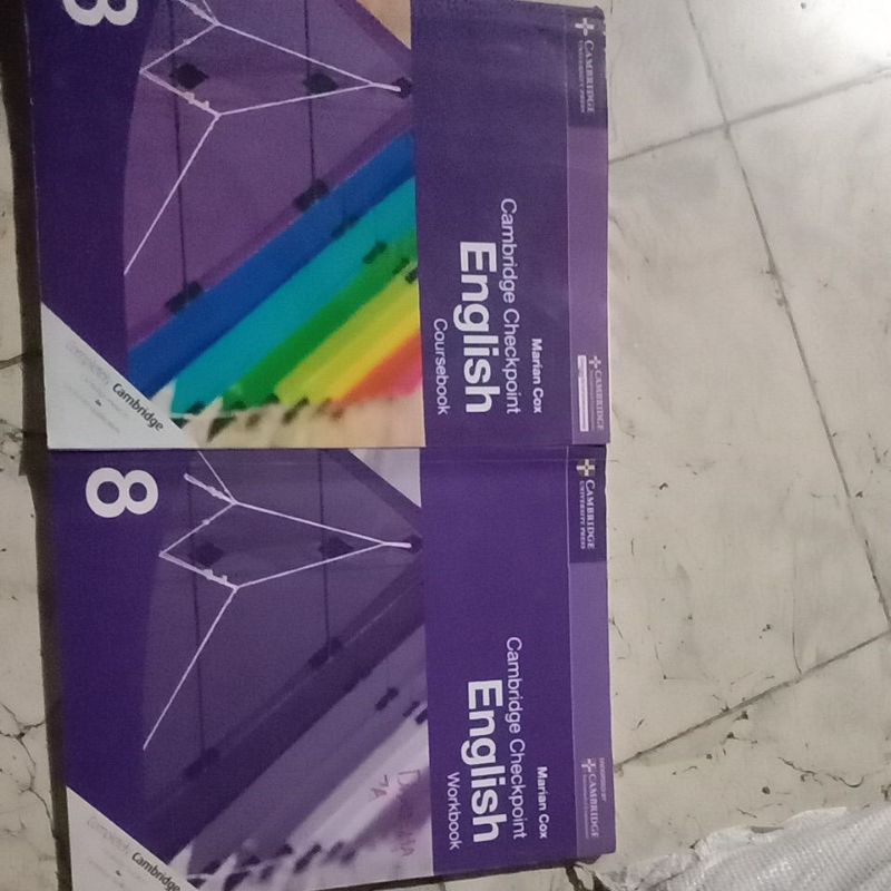 Jual Buku Cambridge checkpoint English 8 course book and work book ...