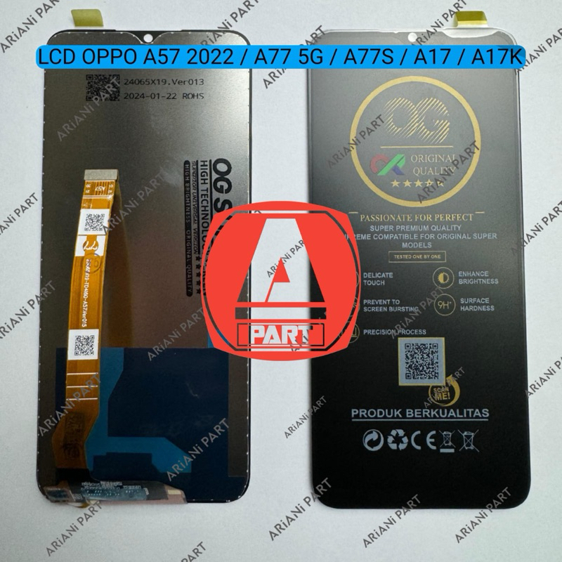 Jual LCD OPPO A57 2022 / A57 5G / A77 / A17K / A17 OG SUPER | Shopee ...
