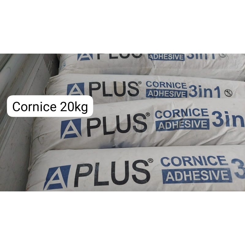 Jual CORNICE 20KG/ KOMPON GIPSUM APLUS/ COMPOUND GYPSUM ADHESIVE ...