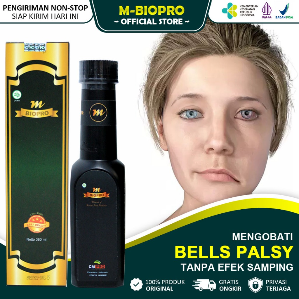 Jual Obat Bells Palsy, Lumpuh, Stroke Ringan, Wajah Kaku, Bibir Miring ...