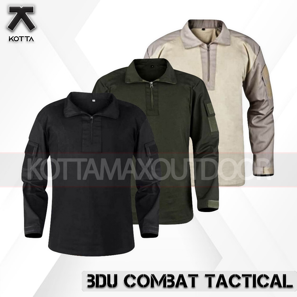 Jual KAOS BDU TACTICAL COMBAT - KAOS BDU KATUN RIPSTOP - KAOS TACTICAL - BAJU BDU ARMY - KAOS ...